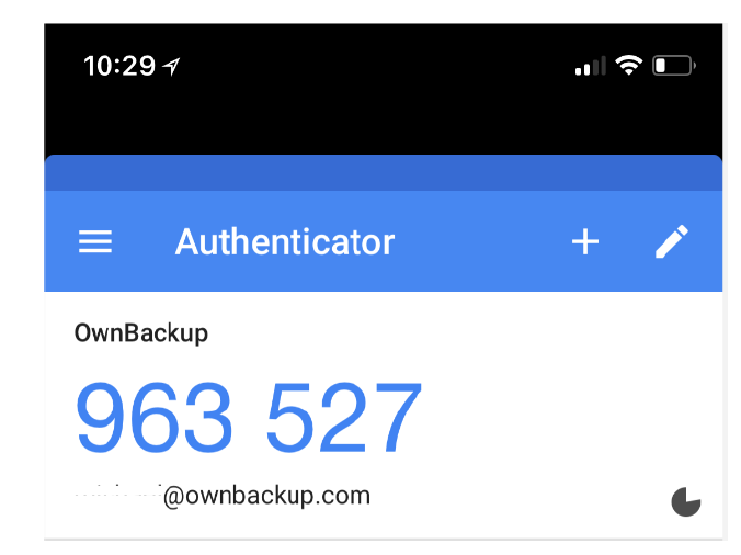 Does OwnBackup provide a Multi Factor Authentication (2FA) scheme? | OwnBackup Portal | OwnBackup