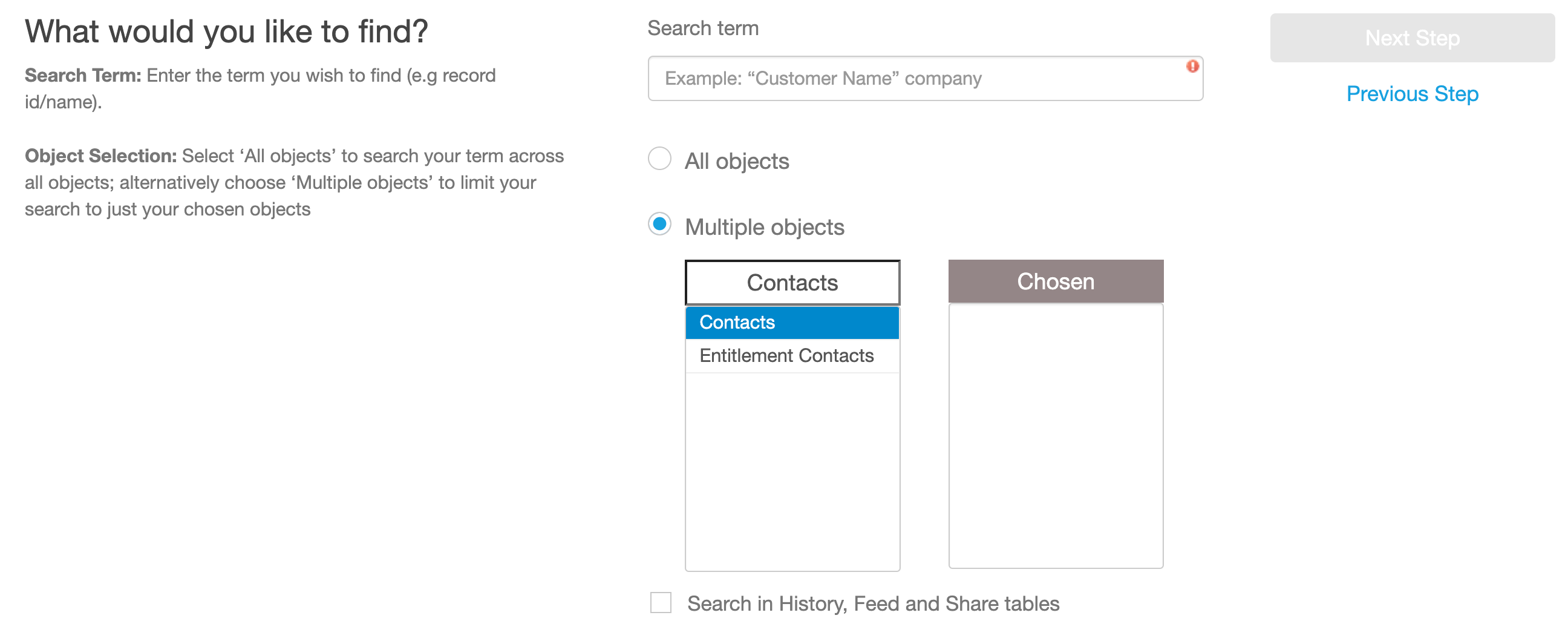 Using the Find Tool to Search for Records and Attachments | OwnBackup Portal | OwnBackup