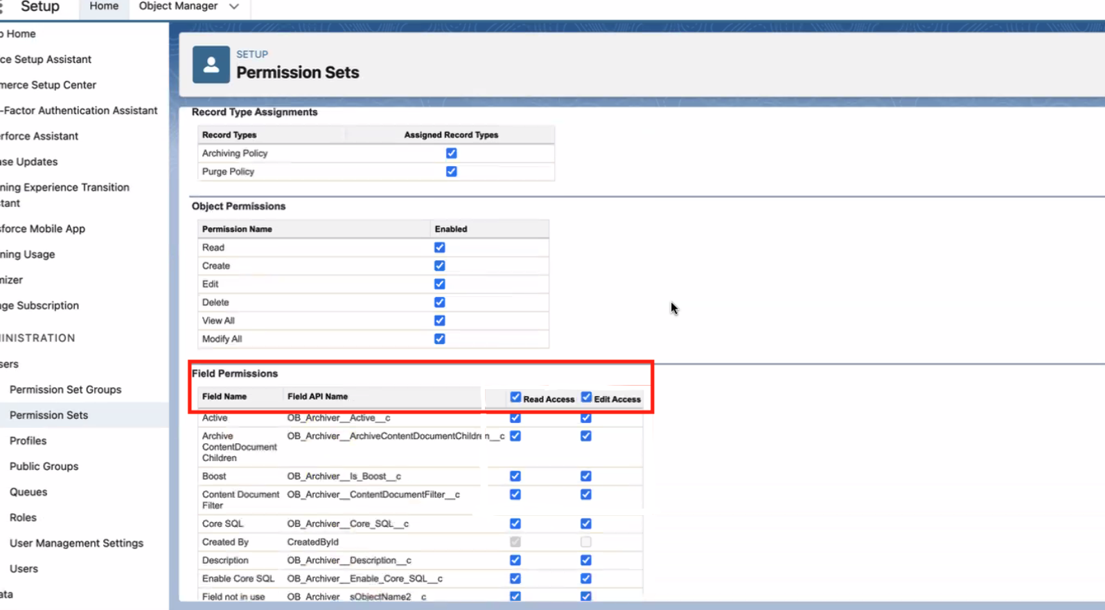 Salesforce Authenticated User Permission Requirements For Archive Own Portal Own