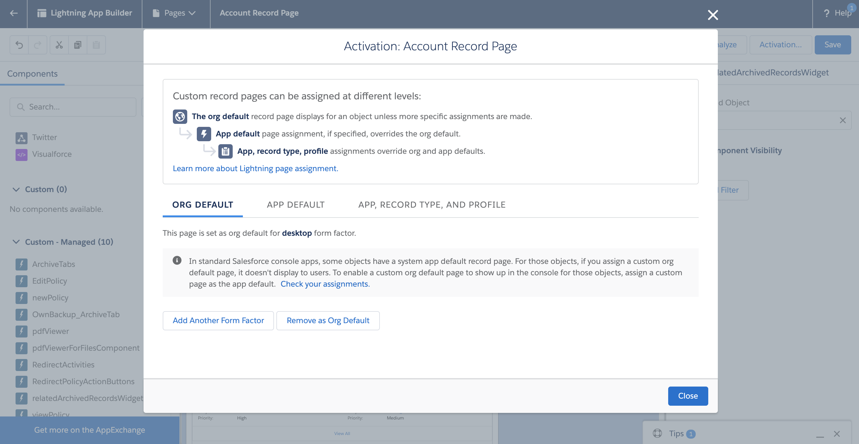 How to insert the Archive Widget as a Lightning Web Component | Own Portal | Own